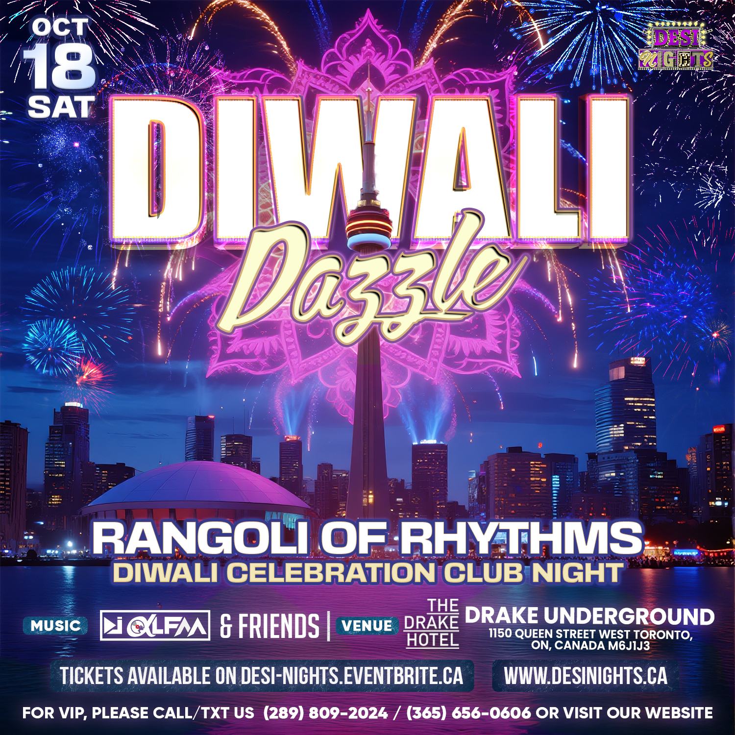 Desi Nights ™ Canada - Bollywood Parties, Clubbing & Nightlife Brand.